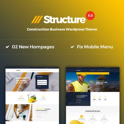 Structure – Construction WordPress Theme - Themenvato