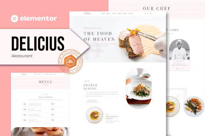 Delicius - Restaurant Elementor Template Kit - Themenvato
